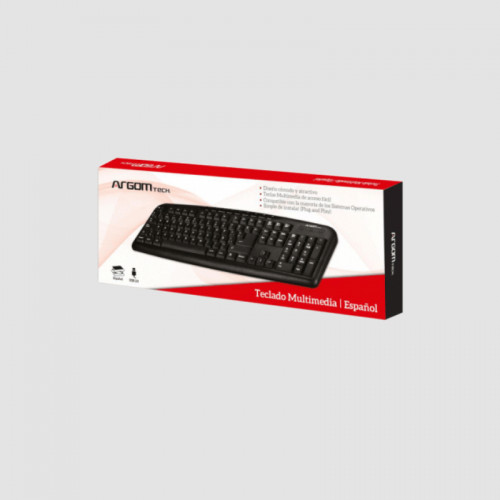 Teclado Argom Tech Multimedia Usb | Skycenter